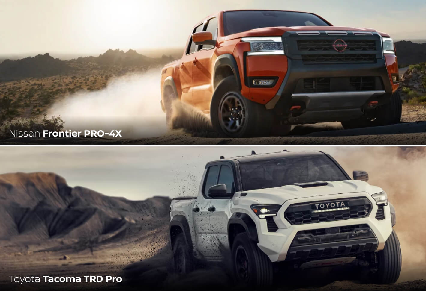 2026 Nissan Frontier Vs. Toyota Tacoma Comparison