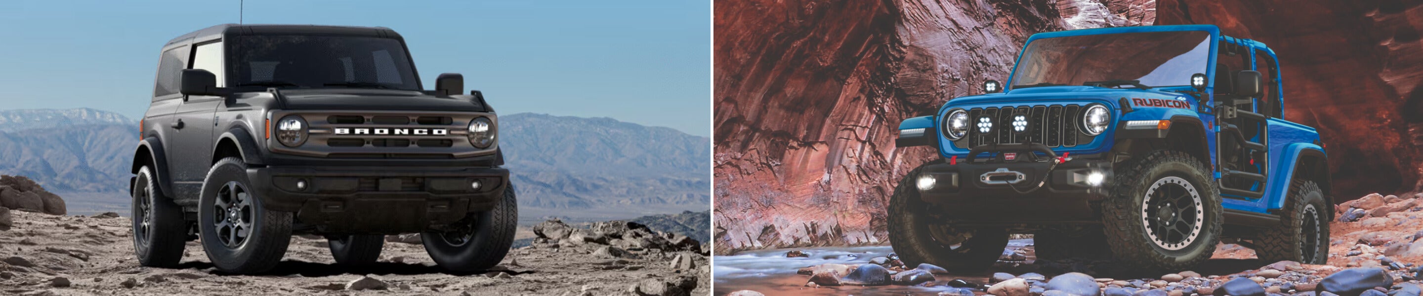 2025 Ford Bronco Vs. Jeep Wrangler Comparison | DARCARS